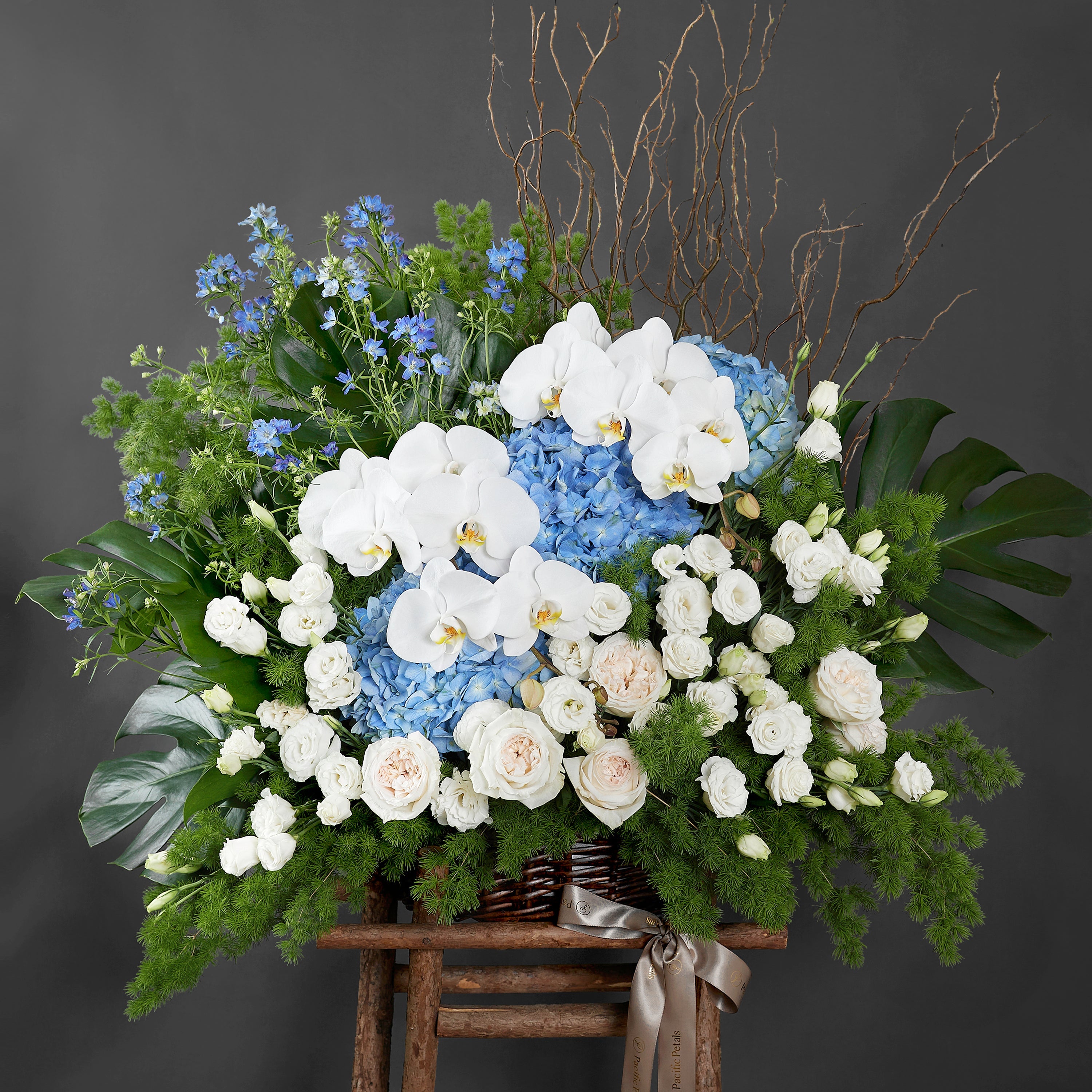 Flower Basket & Stand – Pacific Petals